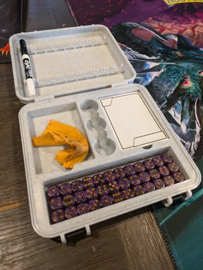 Magic the Gathering Dry Erase Token and Marker Box - Free 3D Print ...