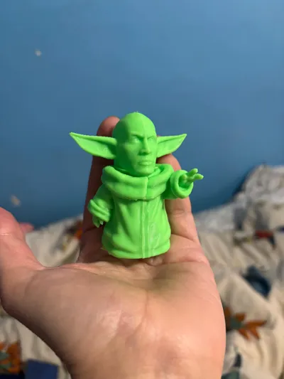 Baby Rock Grogu (Yoda - Grogu) by Blobi MakerWorld: Download Free 3D Models