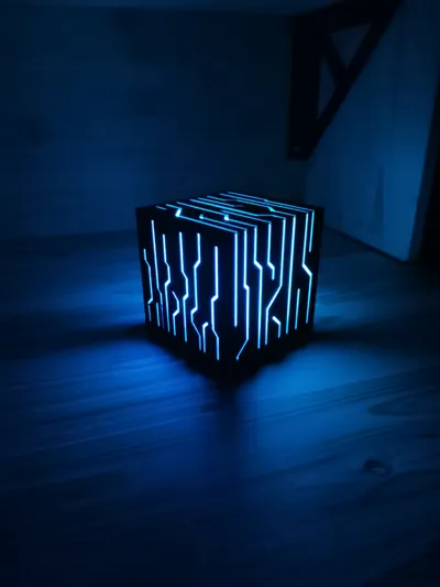 Cube Lamp by Sevro MakerWorld: Download Free 3D Models