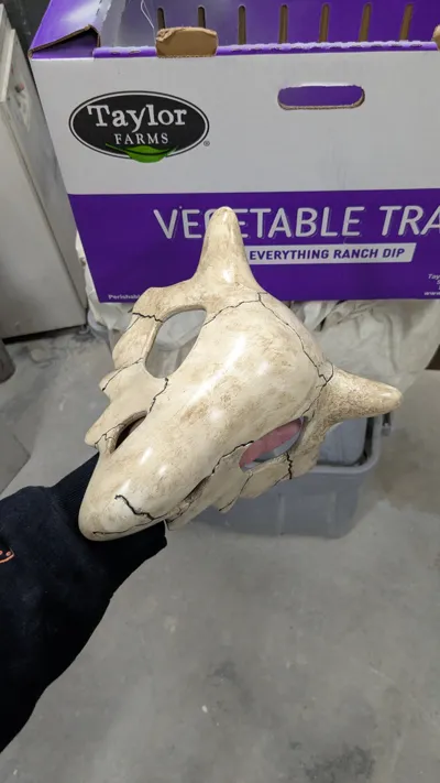 Pokemon Cubone Skull Mask for Cosplay or Decor by Afran3D MakerWorld ...