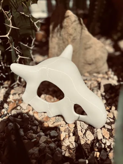 Pokemon Cubone Skull Mask for Cosplay or Decor by Afran3D MakerWorld ...