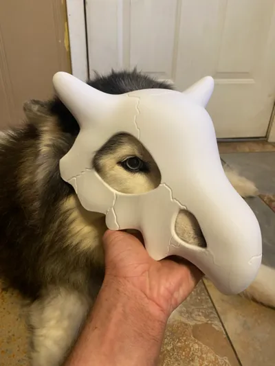 Pokemon Cubone Skull Mask for Cosplay or Decor by Afran3D MakerWorld ...