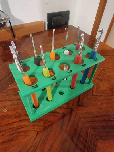 Crochet hook stand - Free 3D Print Model - MakerWorld