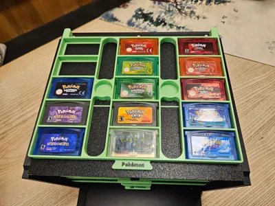 Ultimate game cartridge storage chest. by NoycePrintsMakerWorld ...