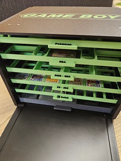 Ultimate game cartridge storage chest. by NoycePrintsMakerWorld ...