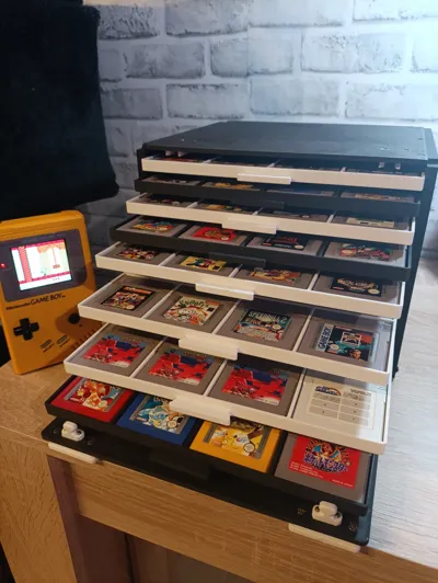 Ultimate game cartridge storage chest. by NoycePrints MakerWorld ...