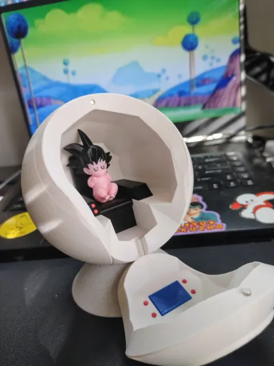 Dragon Ball Goku's Spaceship by 3D OBJ MakerWorld: Download Free 3D Models