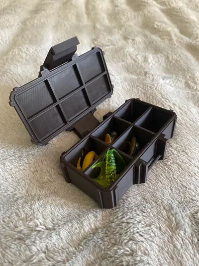 Mil Box Sectioned Rugged print in place container by Hester MakerWorld ...