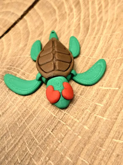 Articulated Sea Turtle! by Waffly3D - MakerWorld
