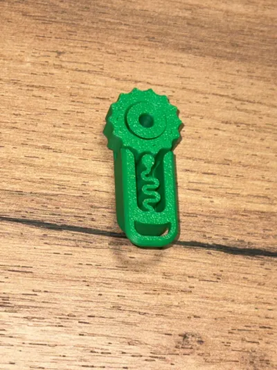 Fidget Click Keychain - Print in Place - 15 min by Louis MakerWorld ...