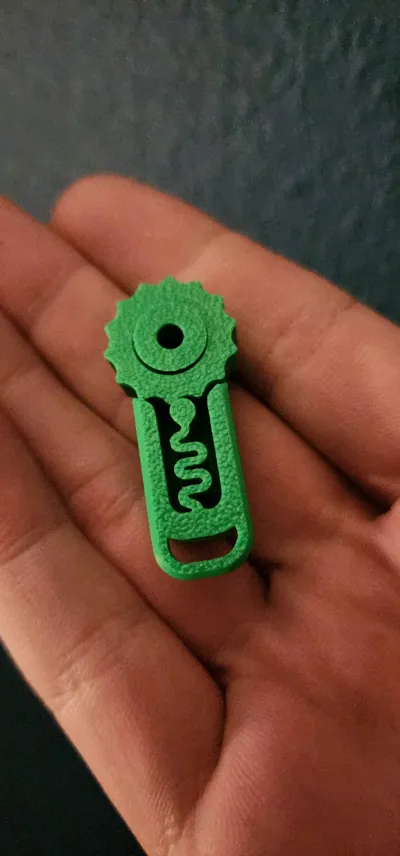 Fidget Click Keychain - Print in Place - 15 min by Louis MakerWorld ...