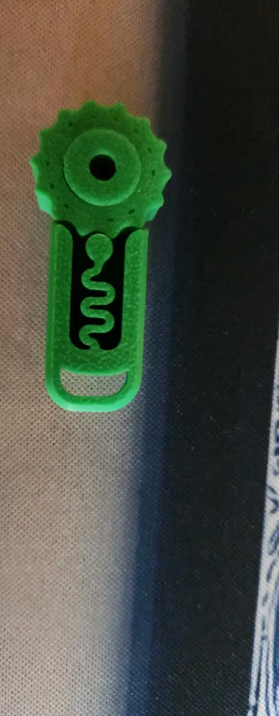 Fidget Click Keychain - Print in Place - 15 min by Louis MakerWorld ...