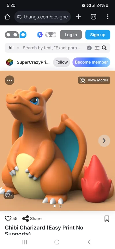 charizard chibi by sopko - MakerWorld