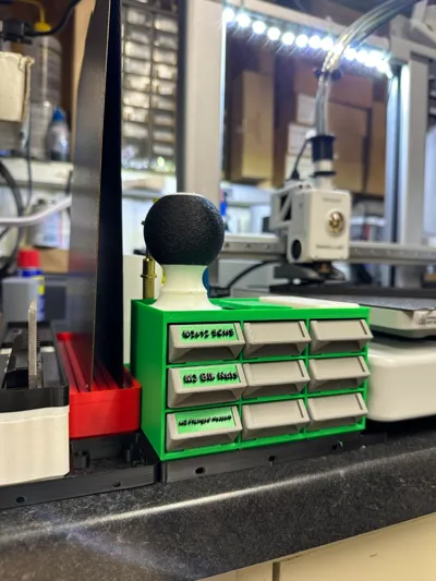 Screwfinity Unit Small (2U) Gridfinity Organizer - Free 3D Print Model ...