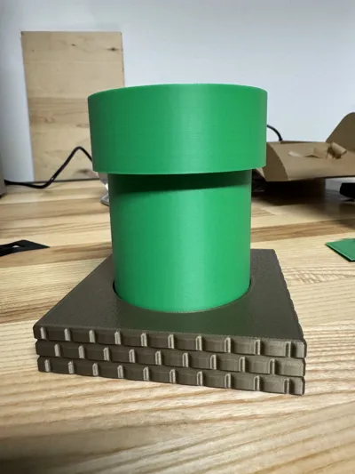 Mario Pipe Pen holder by Andre.Stadler - MakerWorld