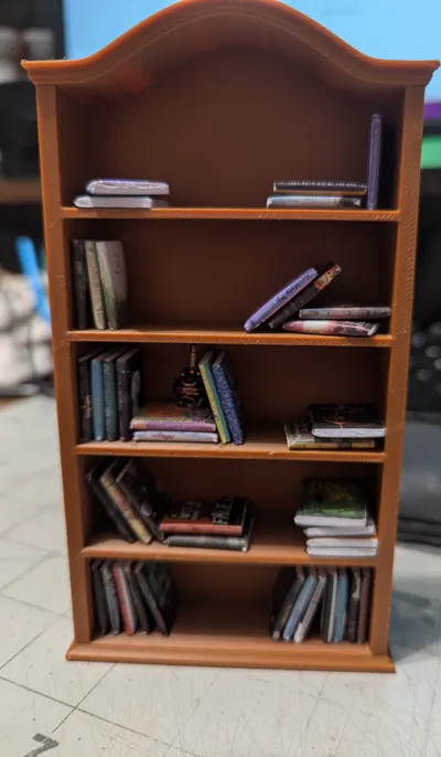 mini book cabinet by Brewser MakerWorld: Download Free 3D Models