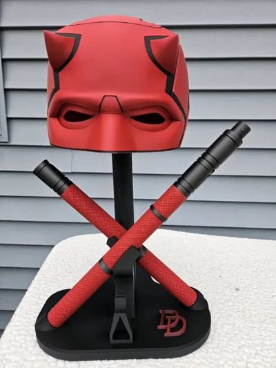 DareDevil Helmet by IMPERIAL CREATIONS 3D PRINTS MakerWorld: Download ...