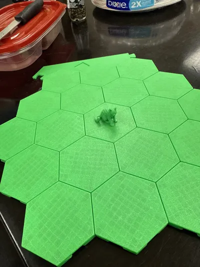 Hexagon Tile System for DnD by Hackbraten MakerWorld: Download Free 3D ...