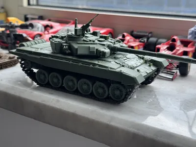 T90 tank by 老咸鱼 MakerWorld: Download Free 3D Models