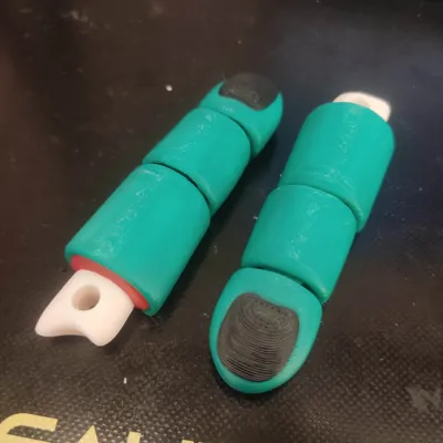 Flexi Zombie Finger & Keychain - No supports by 3DeepDesigns MakerWorld ...