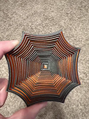 Spider Web Fidget - Dual Color by Xer0cool MakerWorld: Download Free 3D ...