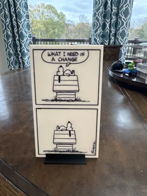 snoopy comic display / peanuts / charlie brown by 3D Prints This Week ...