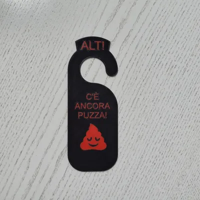 I'M POOPING! Door sign - Free 3D Print Model - MakerWorld