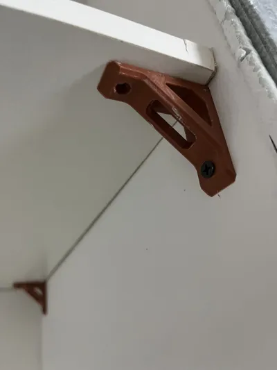 Any Size Parametric 90 Degree Shelf Bracket by Iceman MakerWorld ...