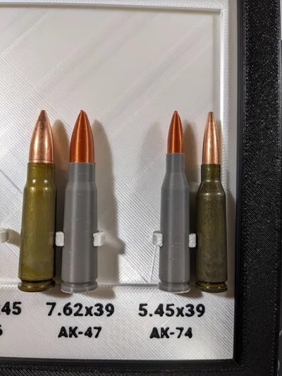 Rifle Bullets in a Modern Frame | All Printable by Rexi Labs MakerWorld ...
