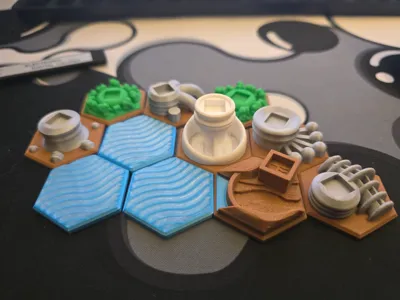 Terraforming Mars Full 3D Tile Set by XmonikerX MakerWorld: Download ...