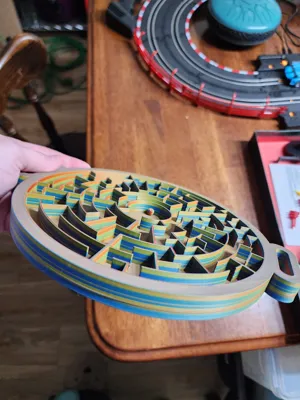 Maze game by Chua MakerWorld: Download Free 3D Models