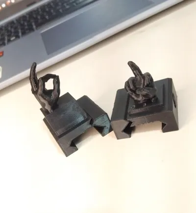 Middle finger iron sight - Free 3D Print Model - MakerWorld