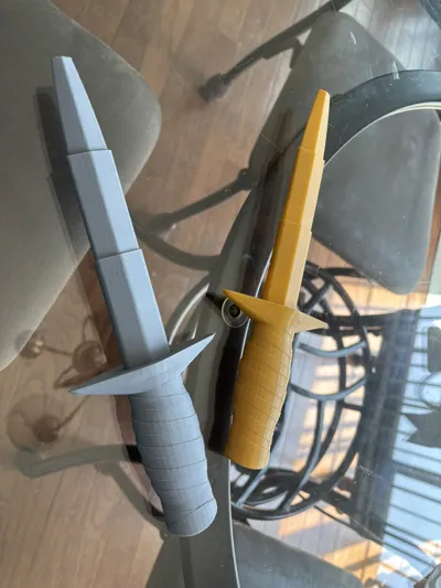 Collapsible Dagger - Free 3D Print Model - MakerWorld
