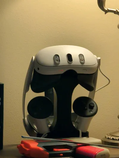 Stand / Holder for Meta Quest 3 / 3s and Quest 2 by Dandandu MakerWorld: Download Free 3D Models