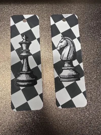 Chess Bookmarks (HueForge) by extrakaese - MakerWorld