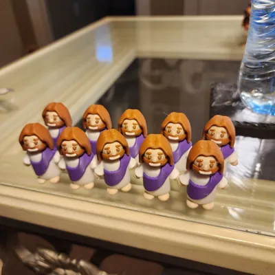 Mini Jesus Keychain by J HardyMakerWorld: Download Free 3D Models