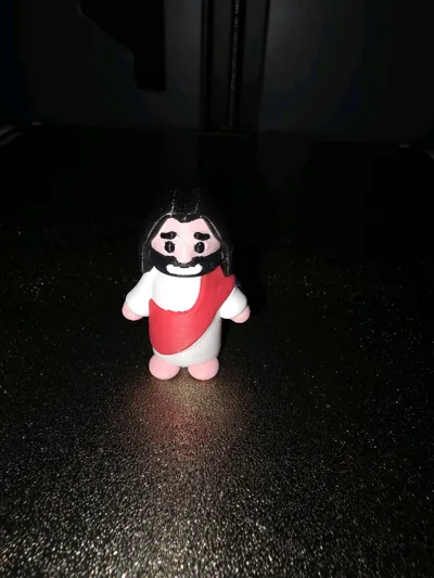 Mini Jesus Keychain by J HardyMakerWorld: Download Free 3D Models