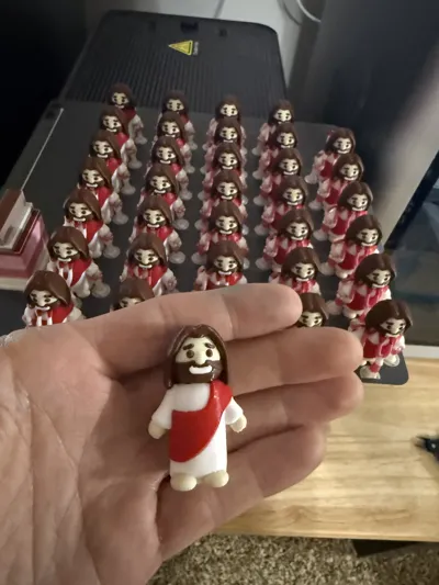 Mini Jesus Keychain by J Hardy MakerWorld: Download Free 3D Models