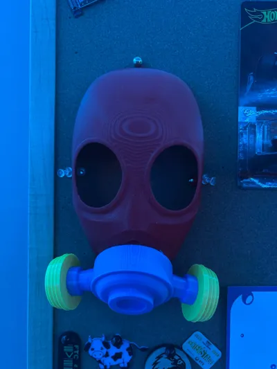 Poppy Play Time Gas Mask - Free 3D Print Model - MakerWorld