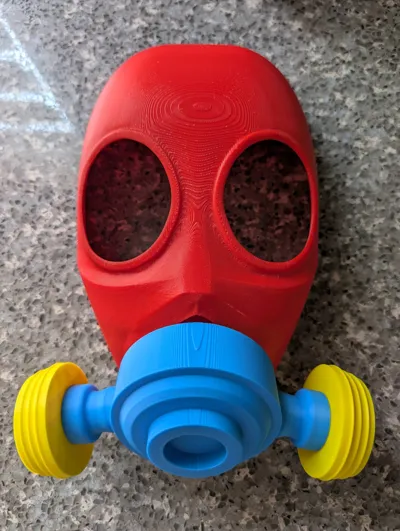 Poppy Play Time Gas Mask - Free 3D Print Model - MakerWorld