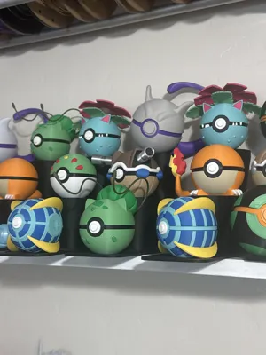 Pokemon Character Ball 3 Tier Display by Lockesmith89 MakerWorld ...