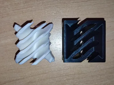 4D Impossible Passthrough Cube by F.E. Designs MakerWorld: Download ...