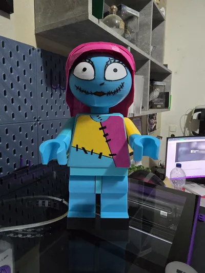 Sally | Nightmare Before Christmas - BRICK by Emanuele MakerWorld: Download Free 3D Models