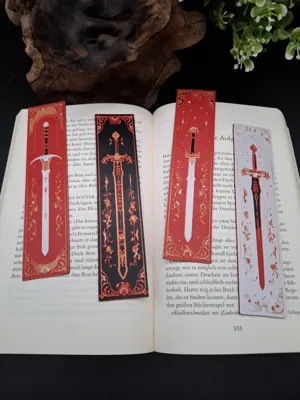 Elven Blades - Bookmark Set by C3D MakerWorld: Download Free 3D Models