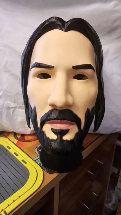 John Wick (Fan Art) Cosplay Mask by KristenForge MakerWorld: Download ...