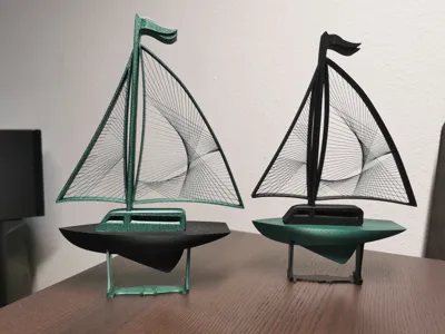 String Sailboat by 3DPrintBunny MakerWorld: Download Free 3D Models