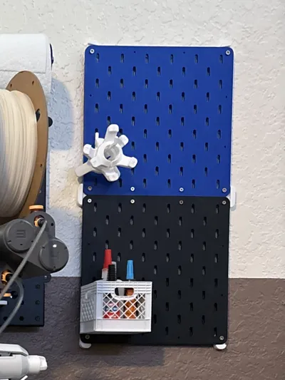 Desktop Vertical Pegboard by user_2527445091 - MakerWorld
