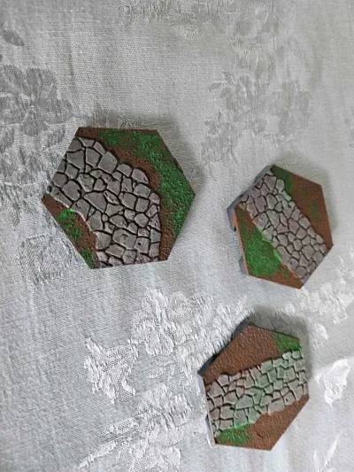 Hexagon Tile System for DnD: Straight path by Hackbraten - MakerWorld