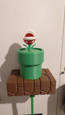 Super Mario pipe Chomper by SolidWorks魔方云学院 MakerWorld: Download Free ...