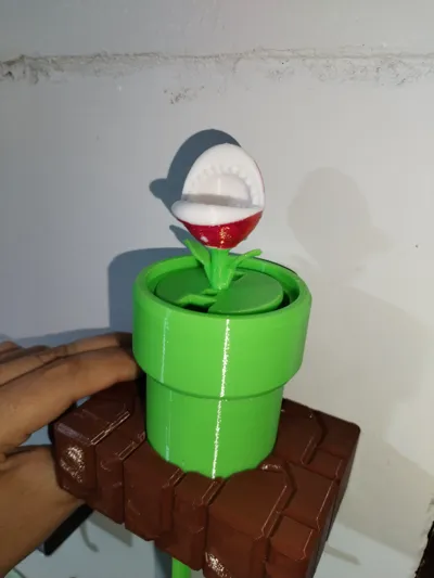 Super Mario pipe Chomper by SolidWorks魔方云学院 MakerWorld: Download Free ...